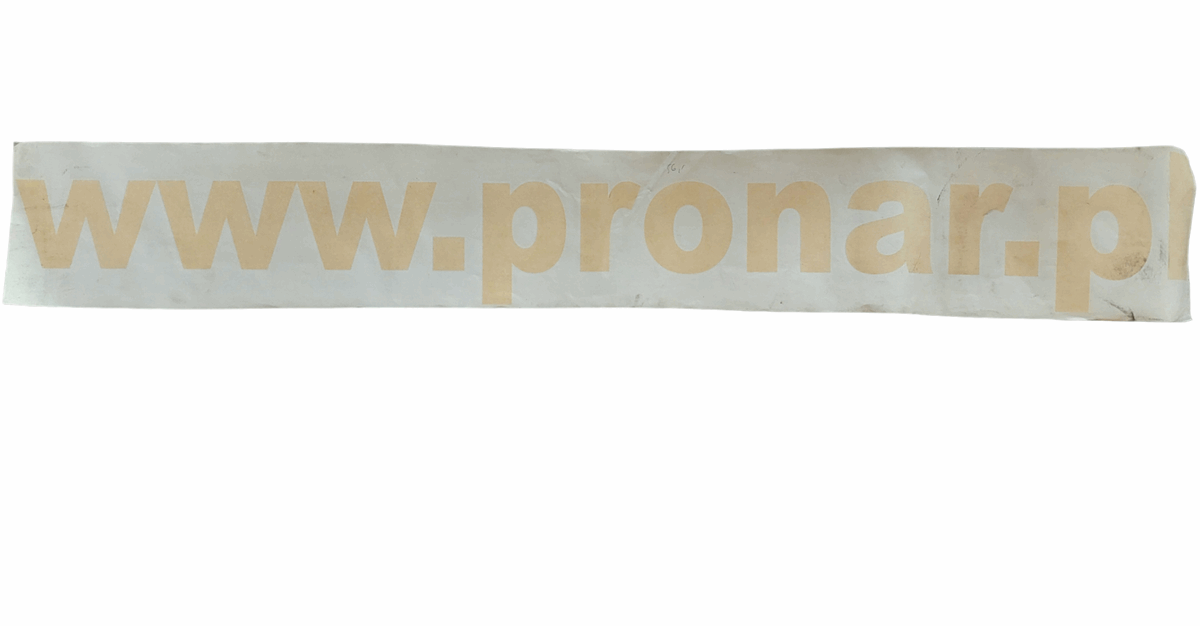 Pronar przyczepa naklejki naklejka napis emblemat na maskę | P \ Pronar ...