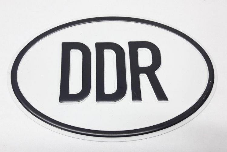 DDR tablica jajko | Tablice tłoczone aluminiowe \ Tablice zlotowe rejestracyjne \ - Samochodowe ...